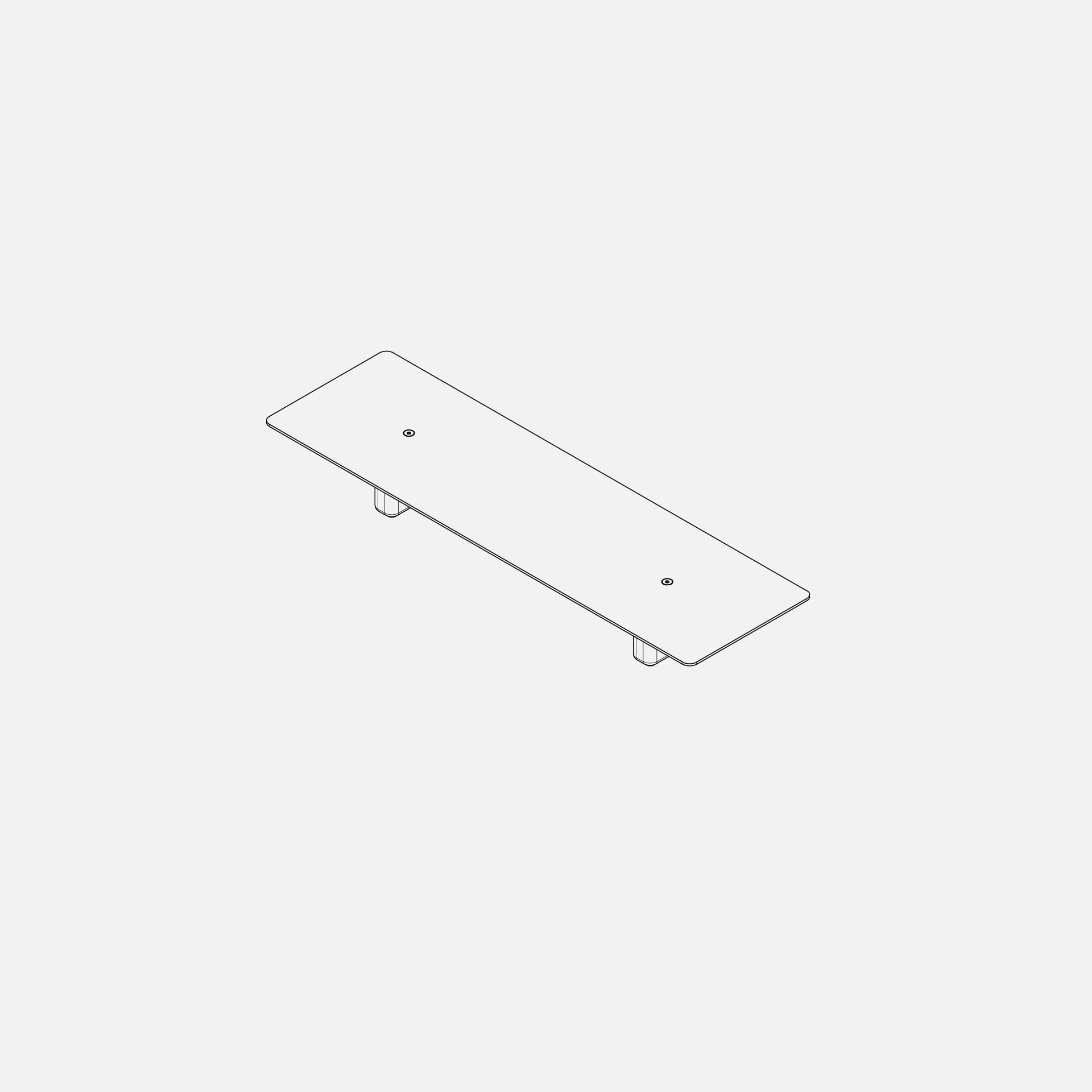 Monitor Stand & Desk Shelf - Walnut – ARTIFOX