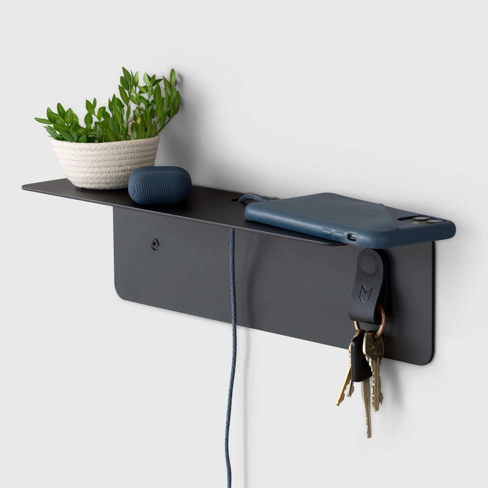 Mini Wall Shelf - Black Metal – ARTIFOX